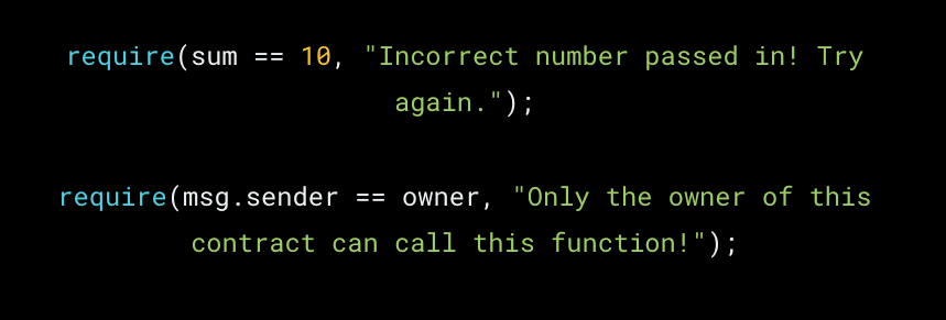 Solidity Error Handling