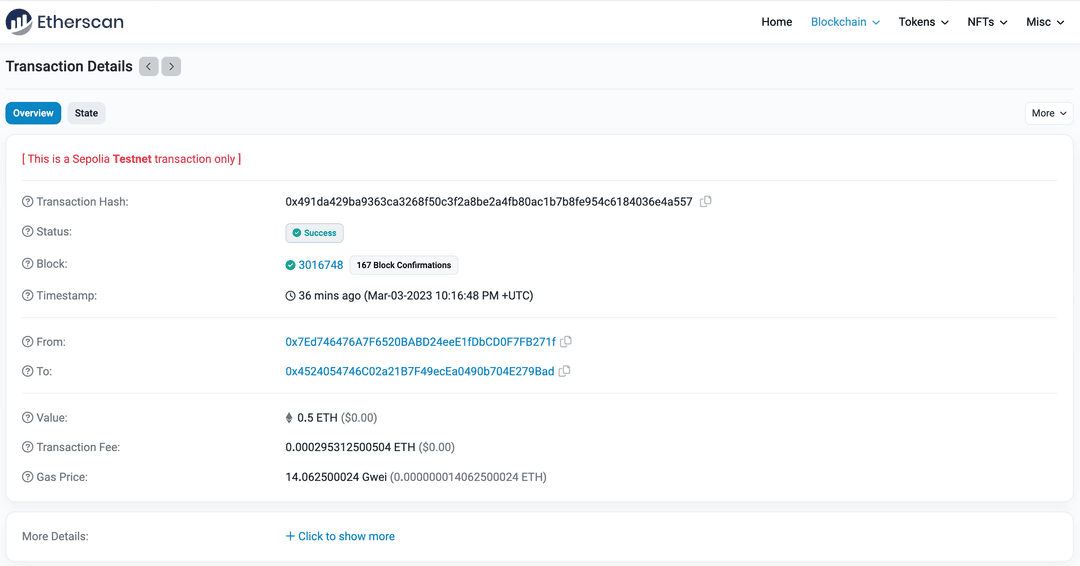What is the Sepolia testnet?