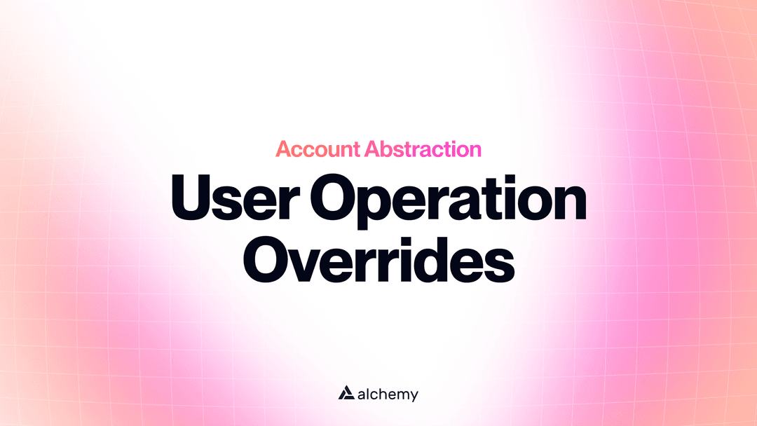 Introducing User Operation Overrides