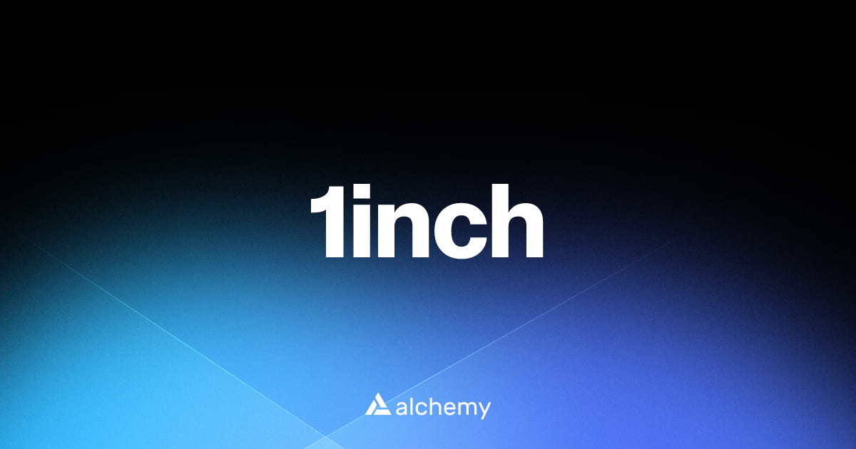 1inch - DeFi Dapps - Alchemy