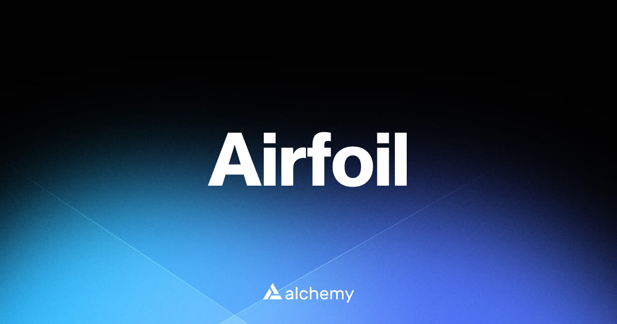 Airfoil - Web3 Service Providers - Alchemy