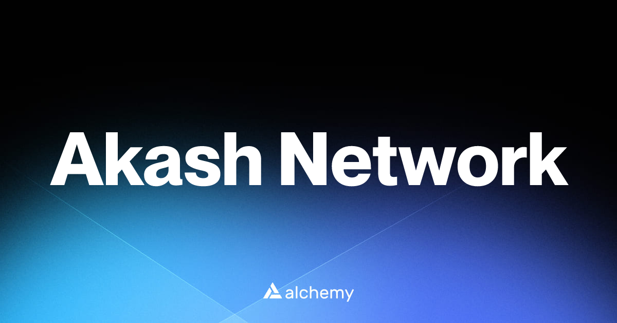 Akash Network - Infrastructure Tools - Alchemy
