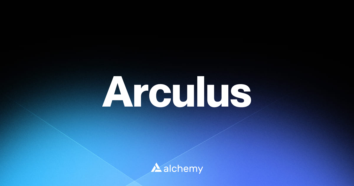 Arculus - Web3 Wallets - Alchemy