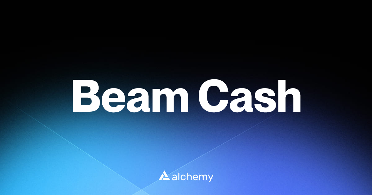 Beam Cash - DeFi Tools - Alchemy