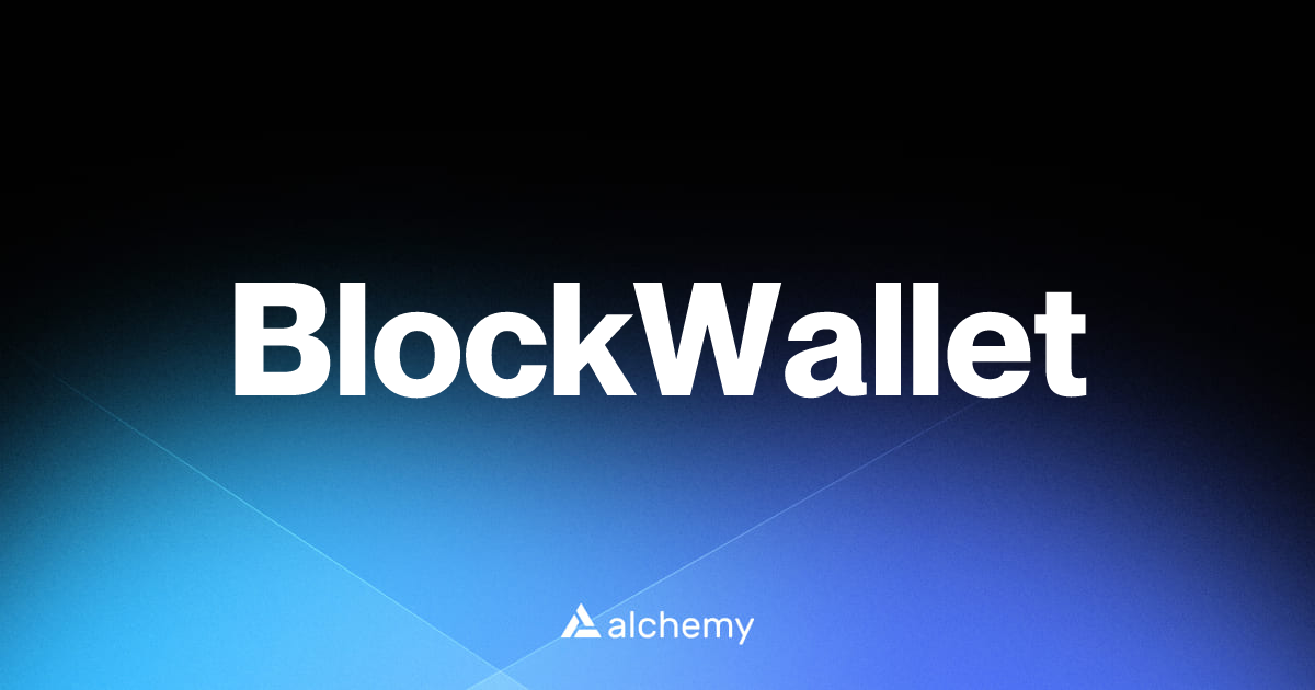 BlockWallet - Web3 Wallets - Alchemy