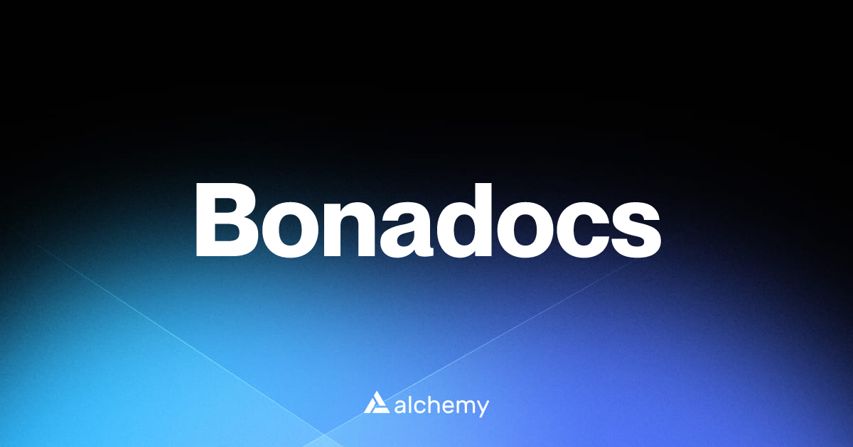 Bonadocs - Solidity Tools - Alchemy