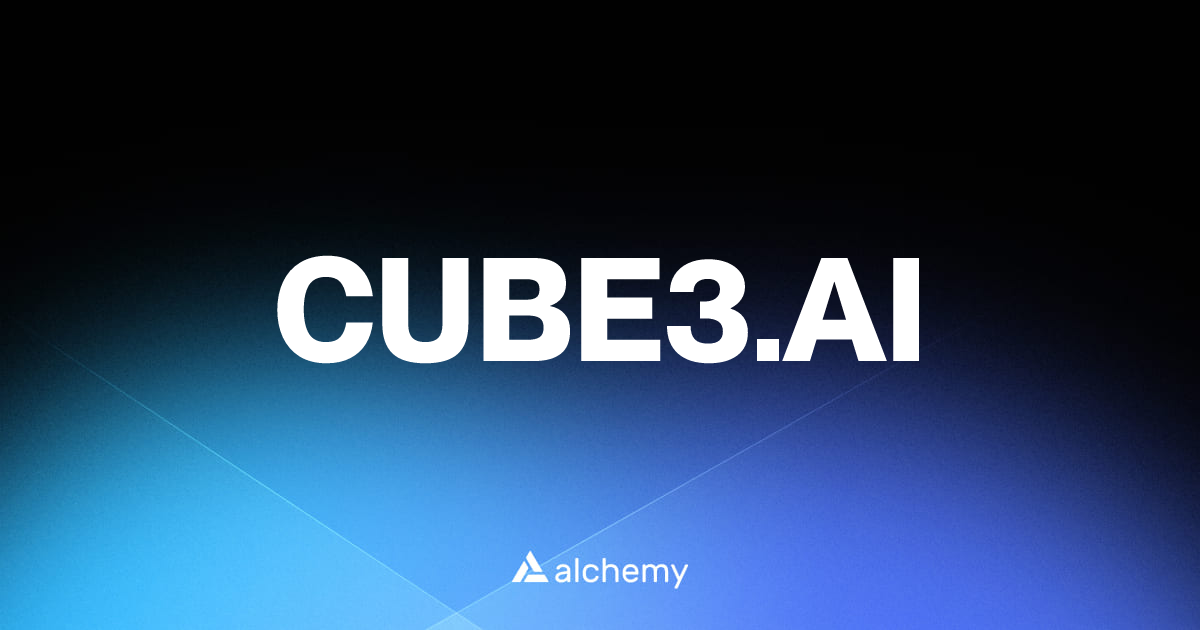 CUBE3.AI - Web3 Security Tools - Alchemy