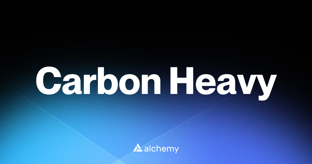 Carbon Heavy - Decentralized Games - Alchemy