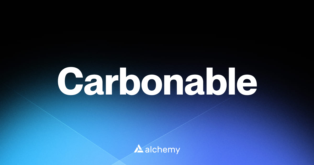 Carbonable - DeFi Dapps - Alchemy