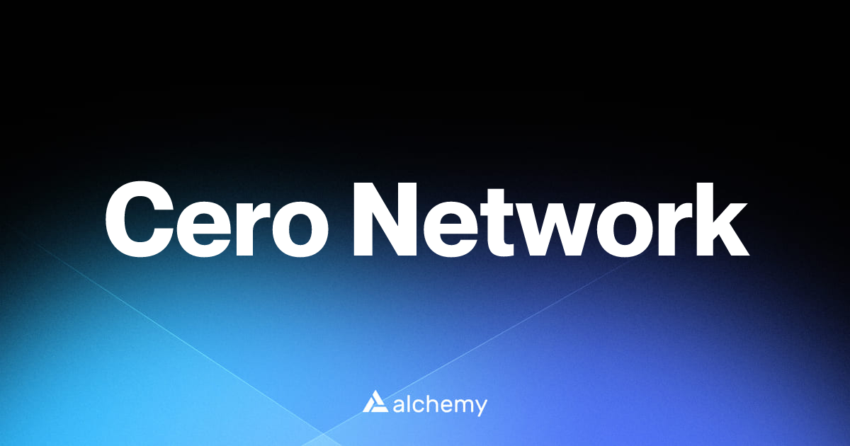 Cero Network - RaaS Tools - Alchemy