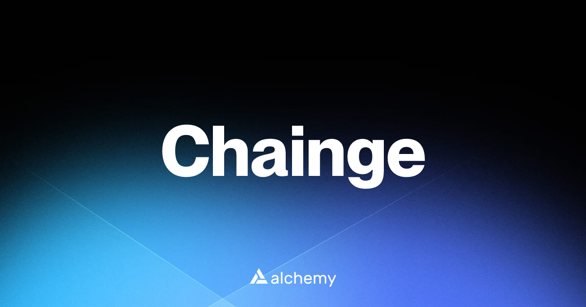 Chainge - DeFi Dapps - Alchemy