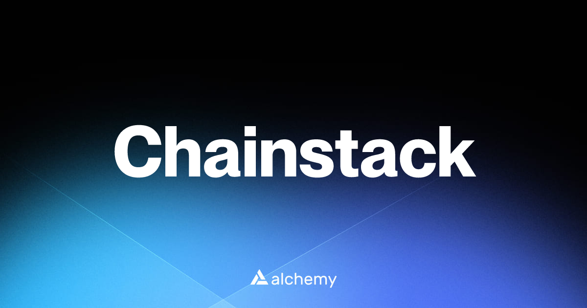 Chainstack - Infrastructure Tools - Alchemy