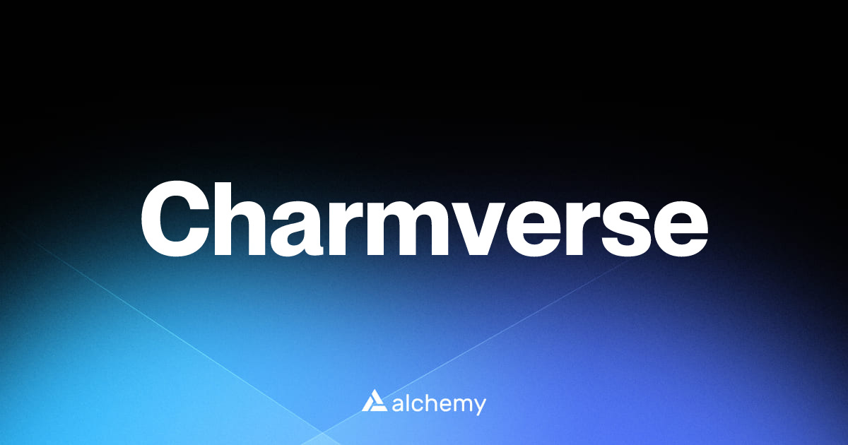 Charmverse - DAO Tools - Alchemy