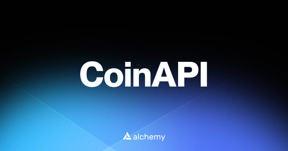 CoinAPI - DeFi Tools - Alchemy