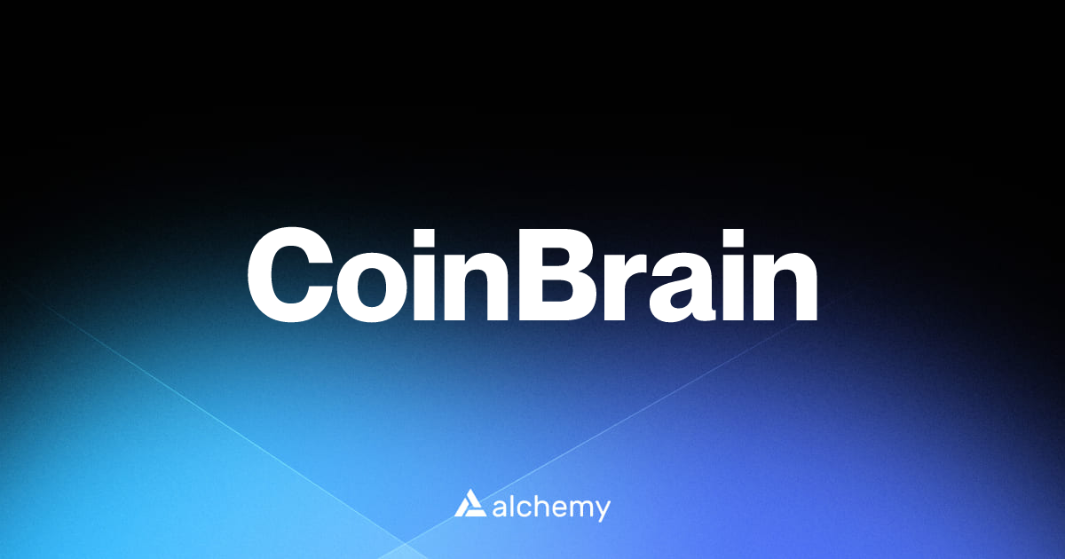 CoinBrain - DeFi Tools - Alchemy