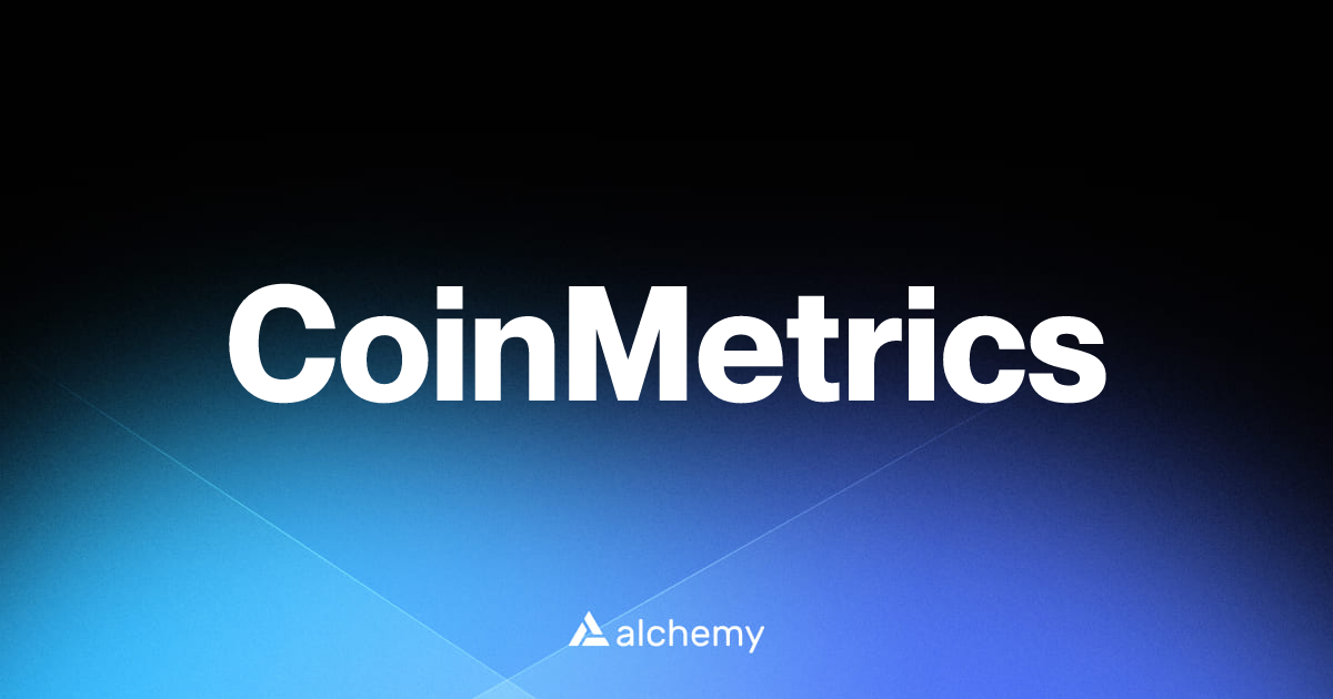 CoinMetrics - DeFi Tools - Alchemy