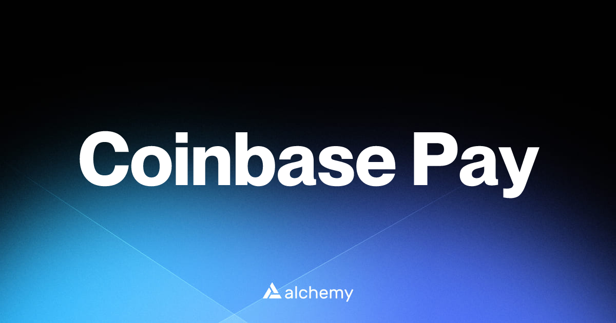 Coinbase Pay - Web3 Wallet Tools - Alchemy