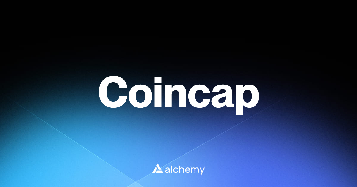 Coincap - DeFi Tools - Alchemy