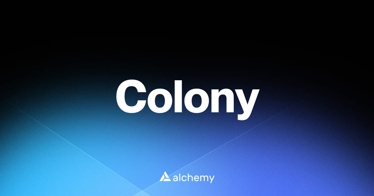 Colony - DAO Tools - Alchemy