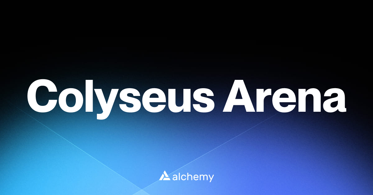 Colyseus Arena - Web3 Gaming Tools - Alchemy