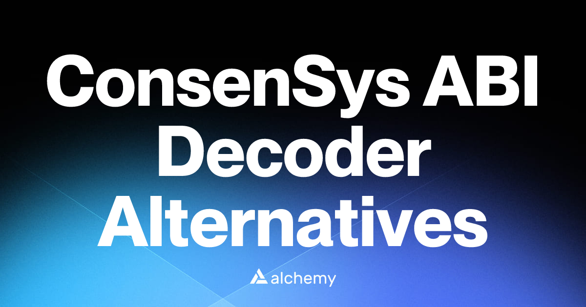 Find 7 ConsenSys ABI Decoder Alternatives (2025)