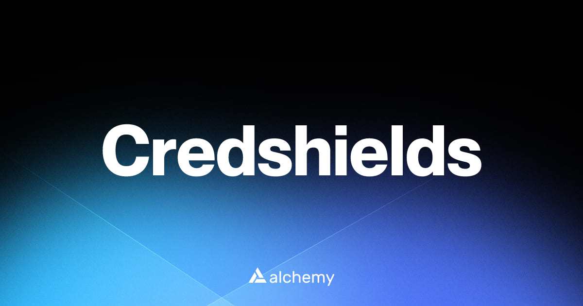 Credshields - Web3 Security Tools - Alchemy