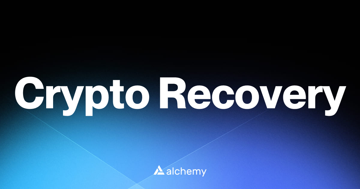 Crypto Recovery - Web3 Wallet Tools - Alchemy
