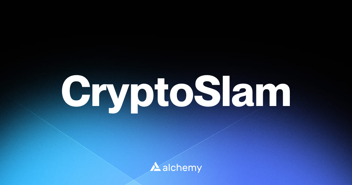 CryptoSlam - NFT Tools - Alchemy