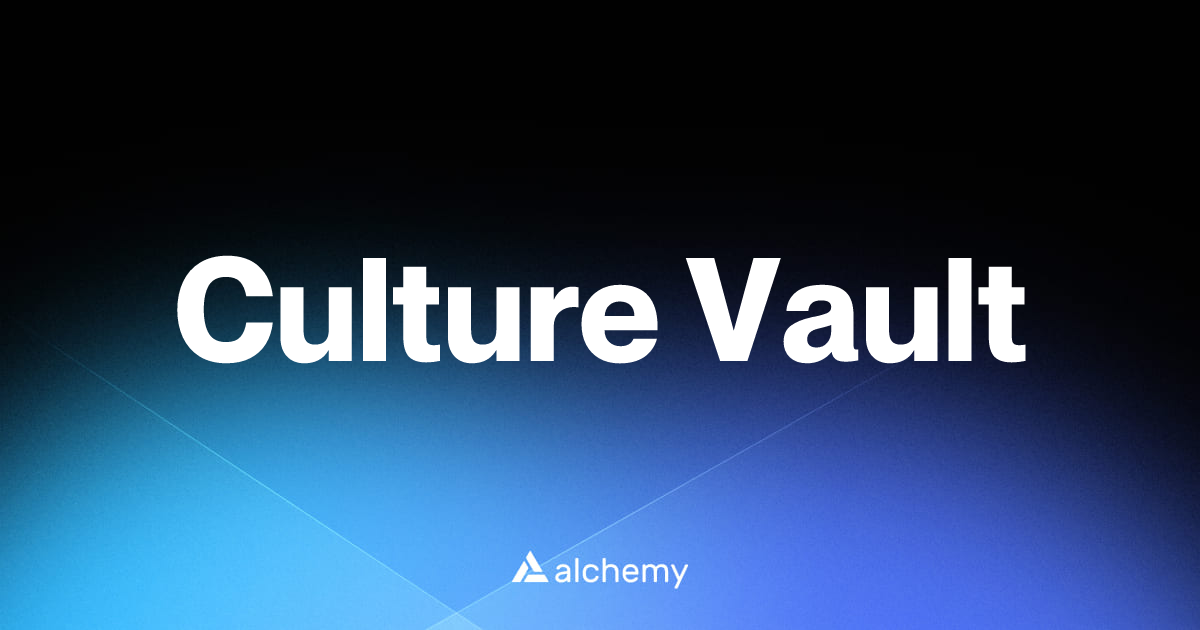 Culture Vault - NFT Dapps - Alchemy