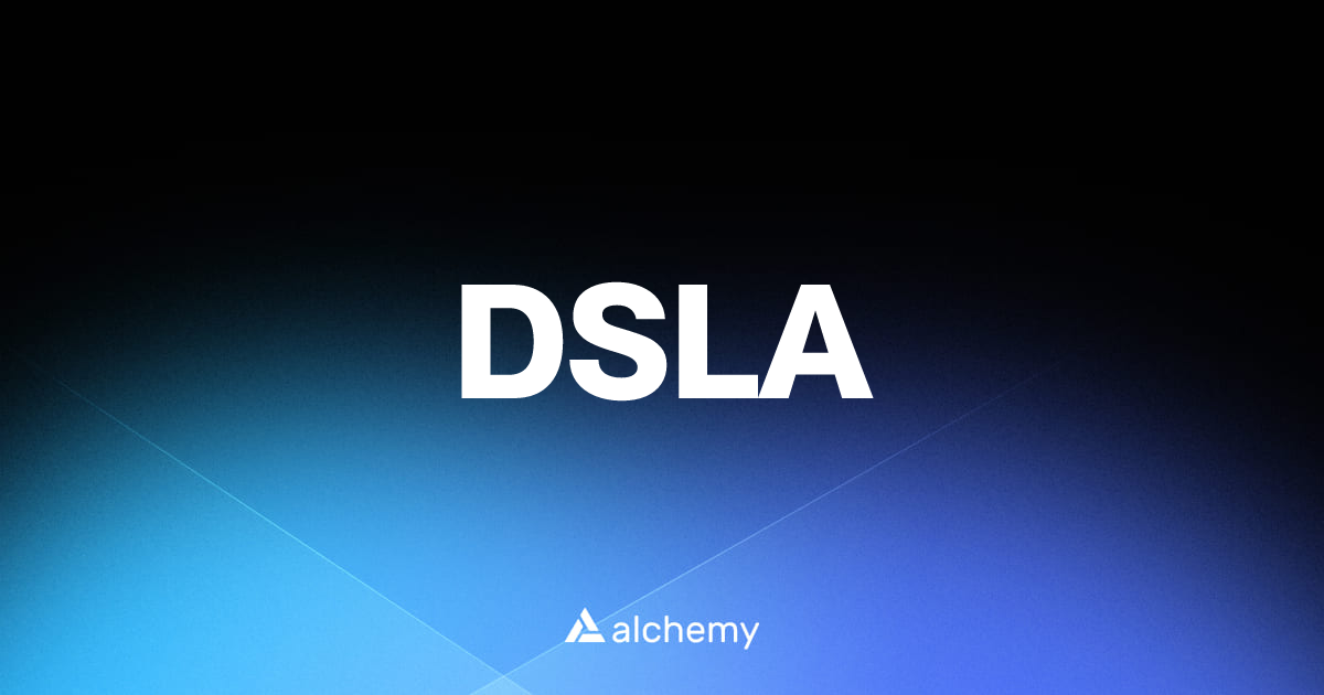 DSLA - DeFi Dapps - Alchemy