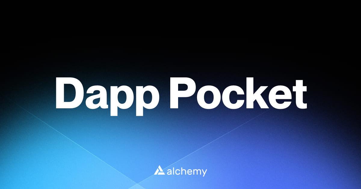 Dapp Pocket - Web3 Wallets - Alchemy