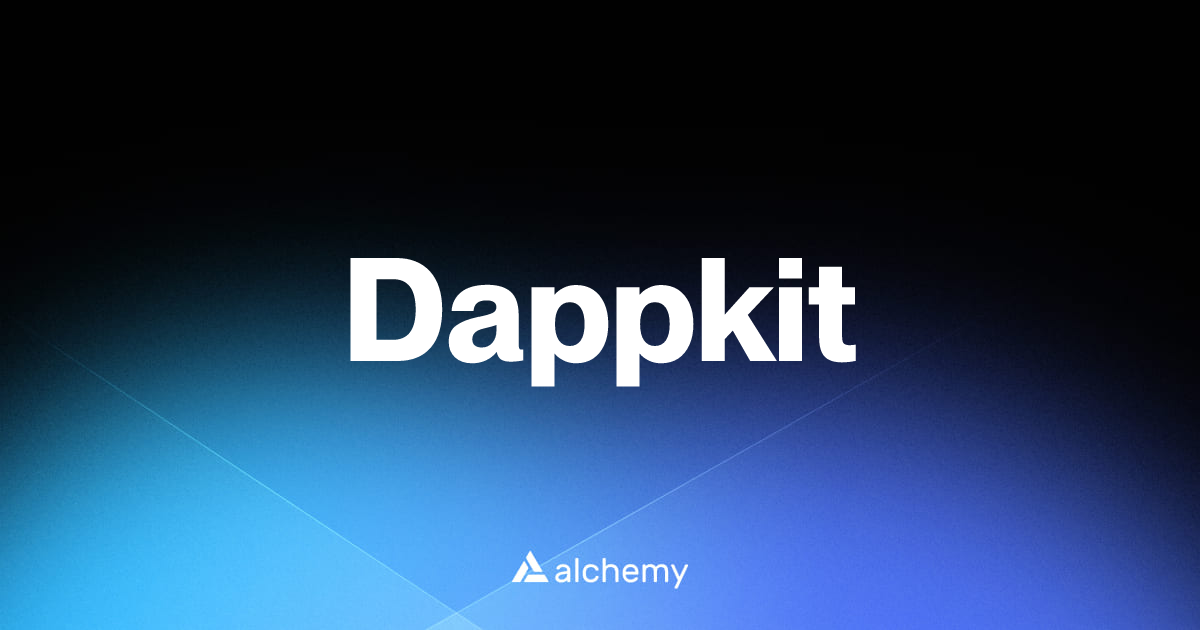 Dappkit - Web3 Developer Tools - Alchemy