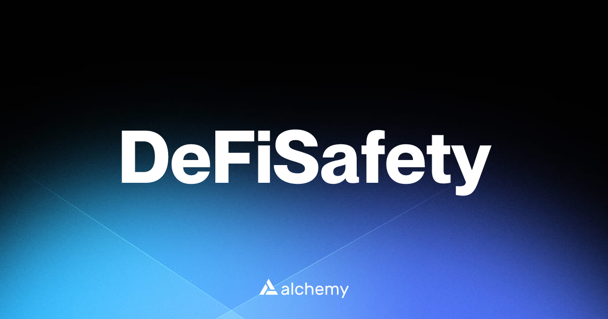 DeFiSafety - Web3 Security Tools - Alchemy