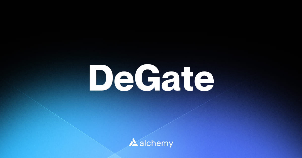DeGate - DeFi Dapps - Alchemy
