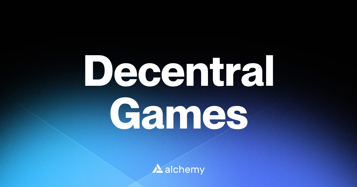 Decentral Games - DAOs - Alchemy