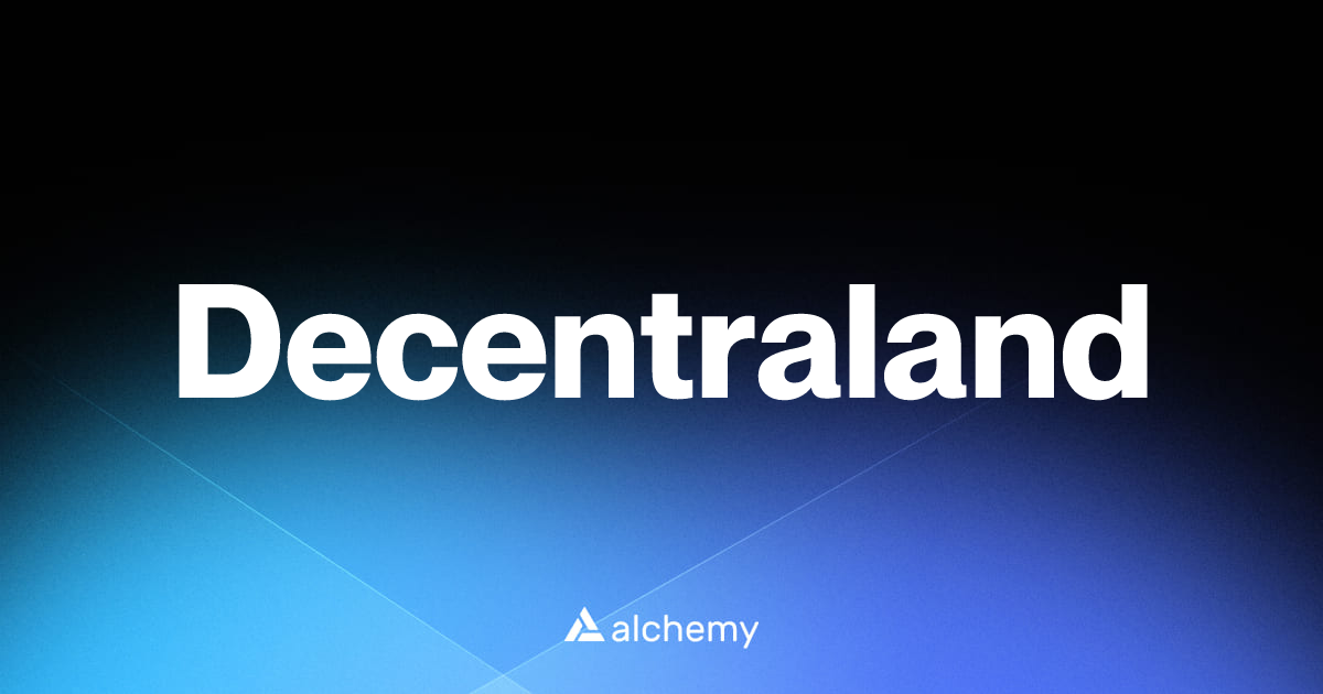 Decentraland - Decentralized Games - Alchemy