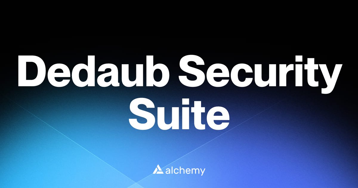Dedaub Security Suite - Solidity Tools - Alchemy