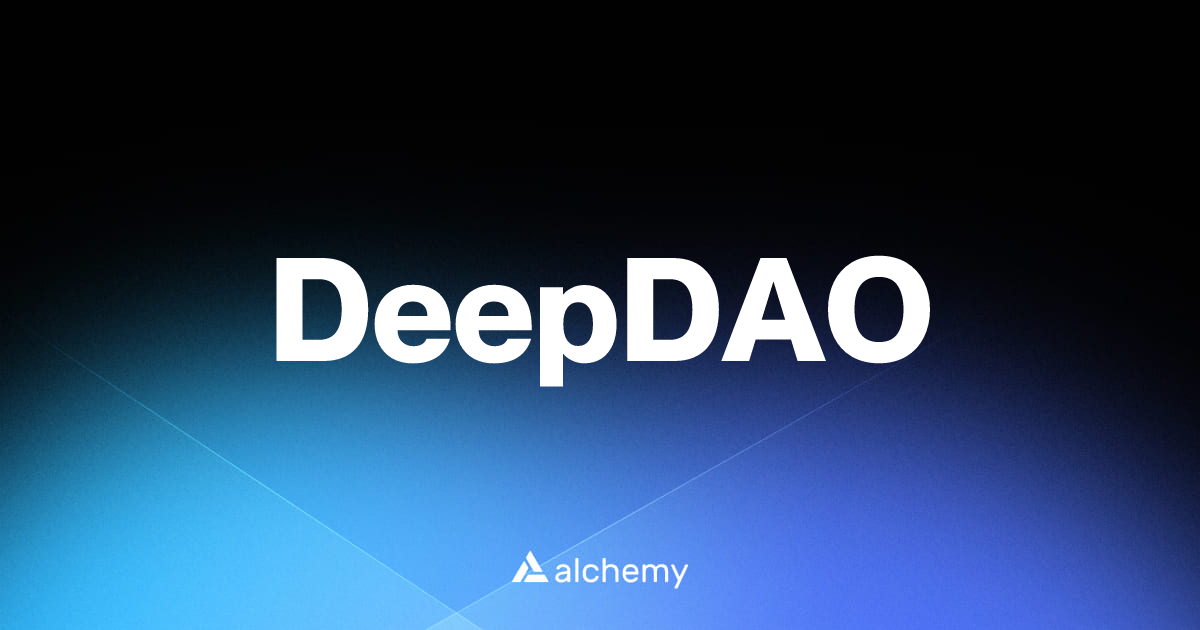 DeepDAO - DeFi Tools - Alchemy