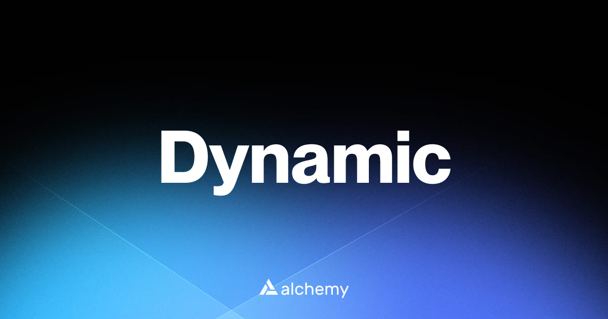 Dynamic - Web3 Wallet Tools - Alchemy