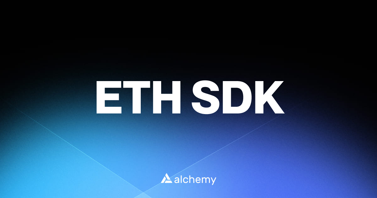 ETH SDK - Solidity Tools - Alchemy