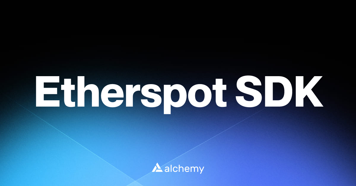 Etherspot SDK - Web3 Developer Tools - Alchemy