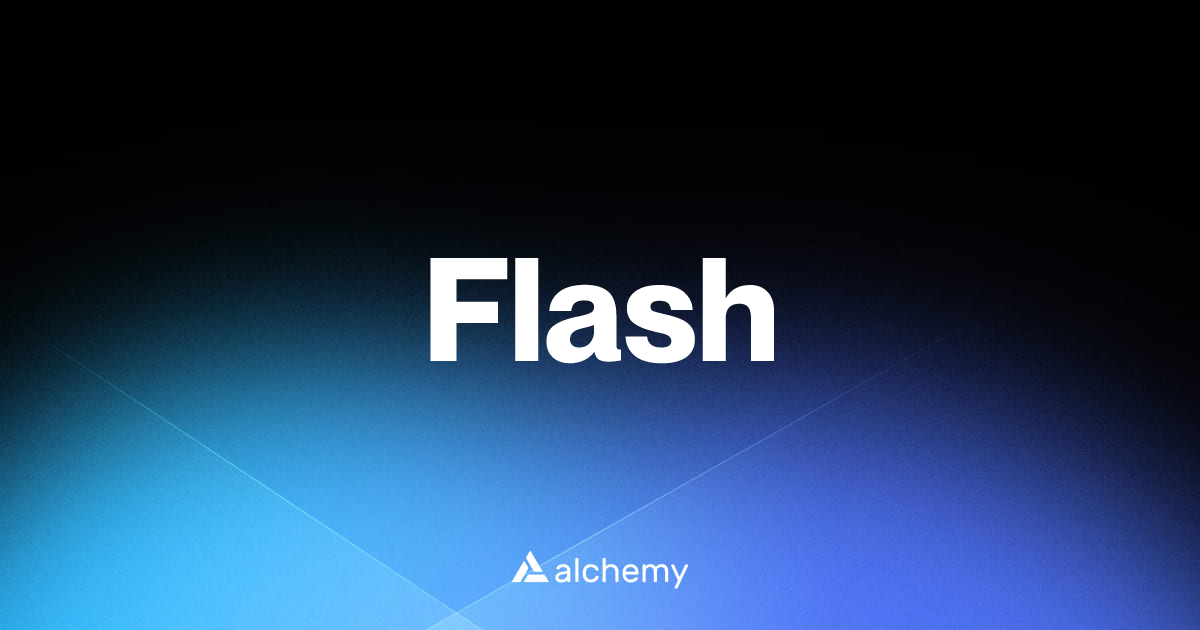 Flash - Web3 Wallet Tools - Alchemy