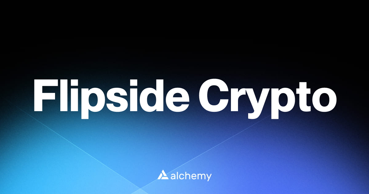 Flipside Crypto - Web3 Developer Tools - Alchemy