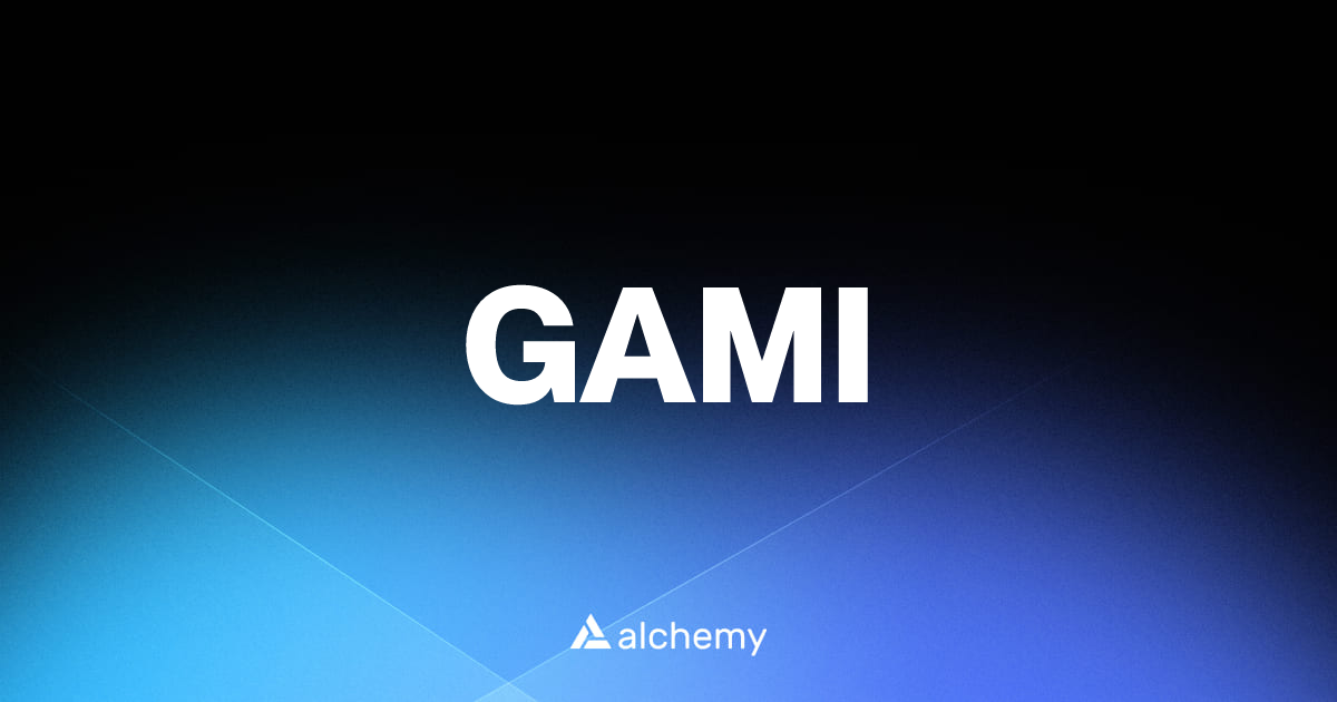 GAMI - Decentralized Games - Alchemy