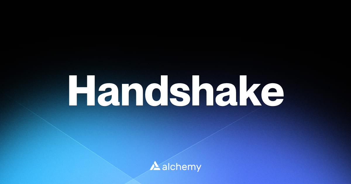 Handshake - Web3 Wallet Tools - Alchemy