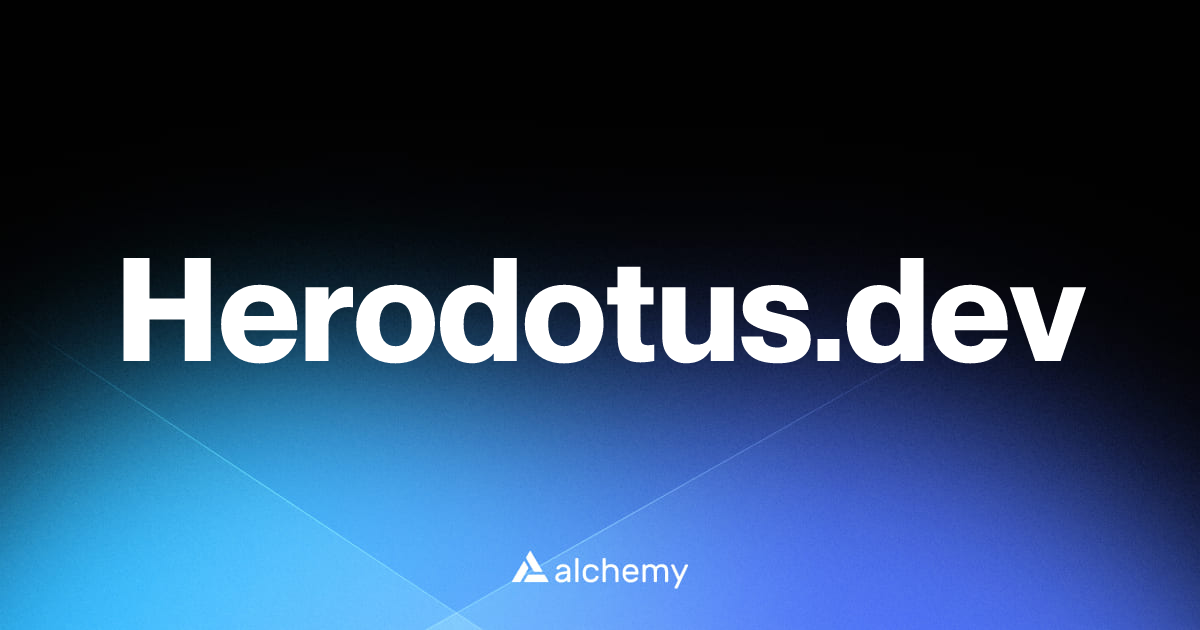 Herodotus.dev - Infrastructure Tools - Alchemy