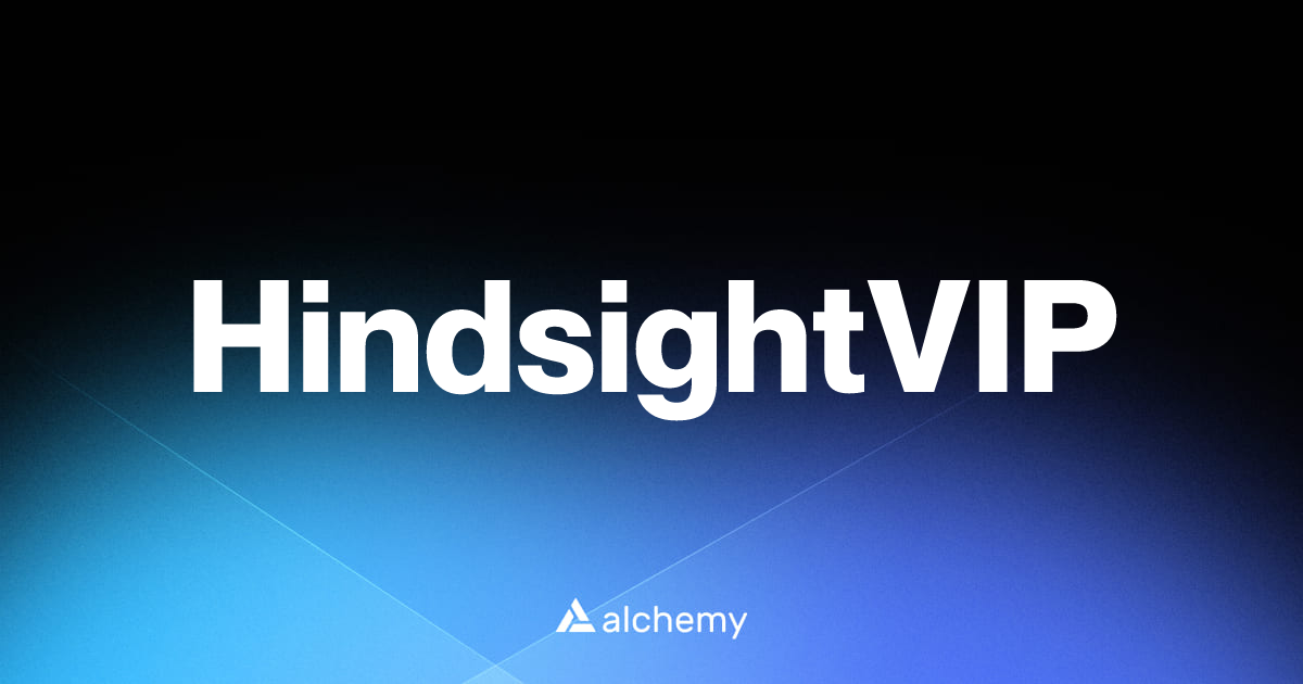 HindsightVIP - DeFi Tools - Alchemy