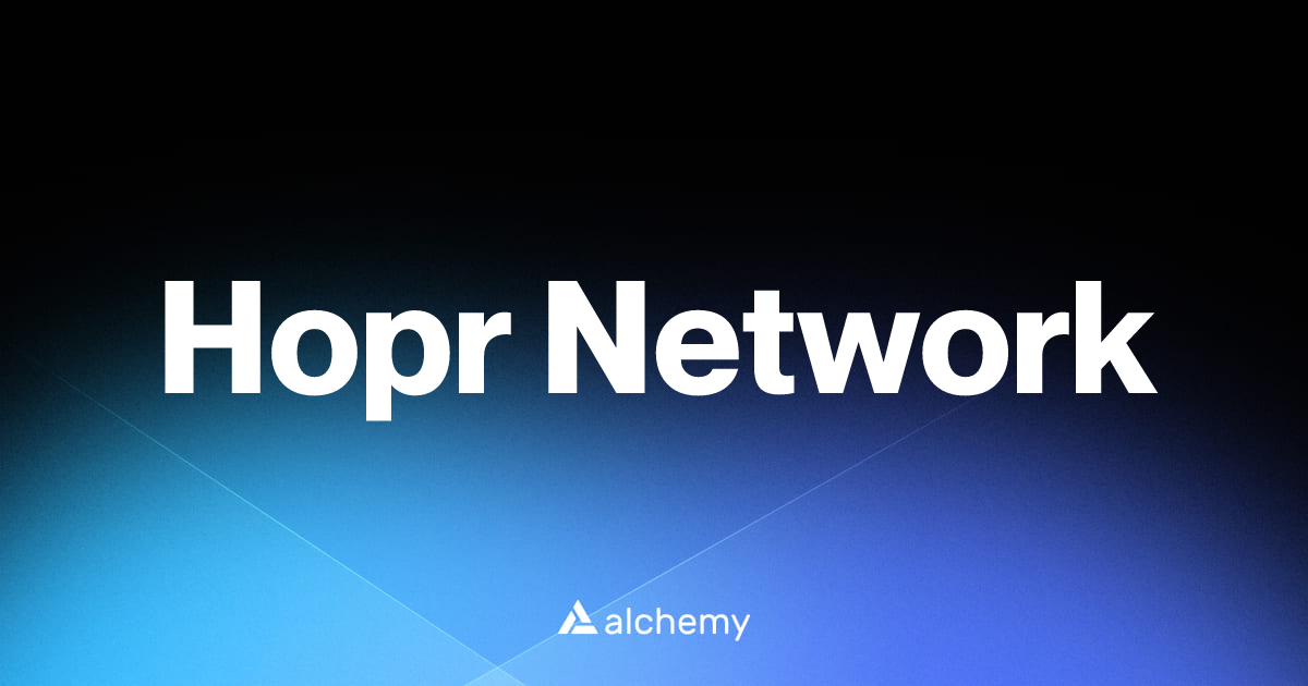Hopr Network - Identity Tools - Alchemy