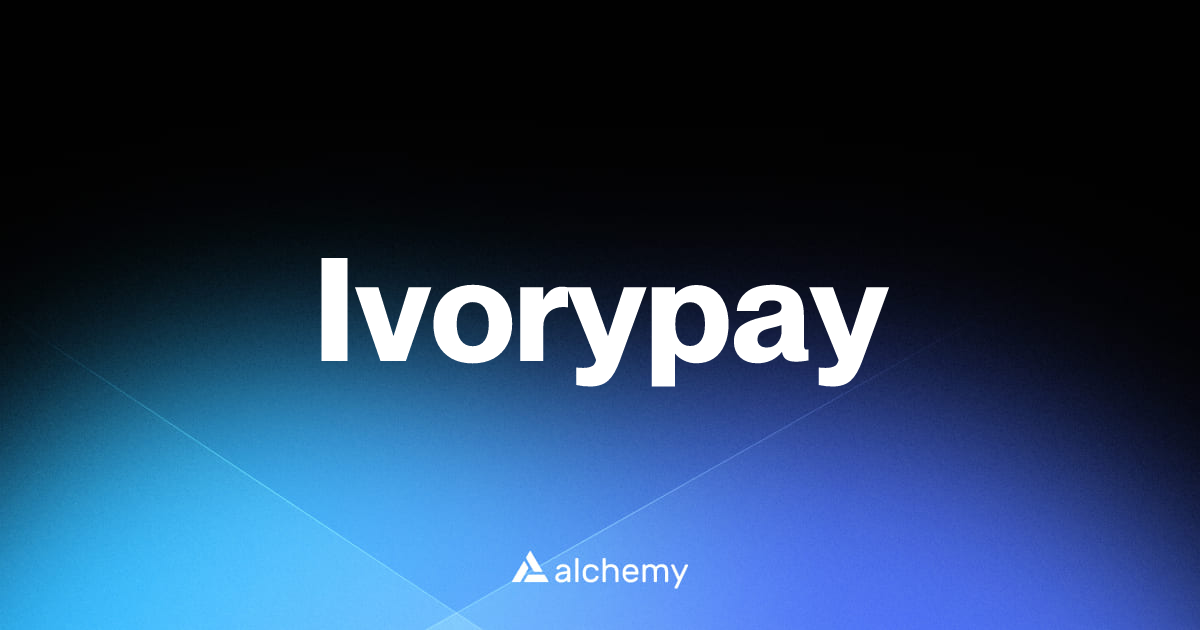 Ivorypay - Web3 Wallet Tools - Alchemy