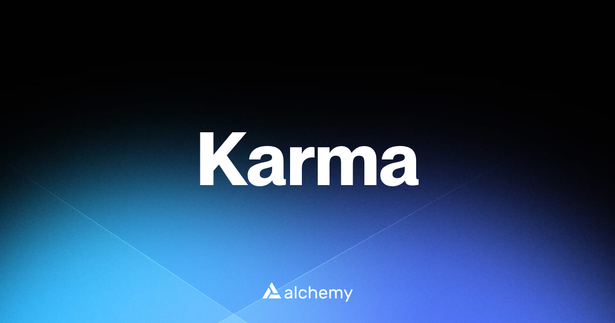 Karma - DAO Tools - Alchemy